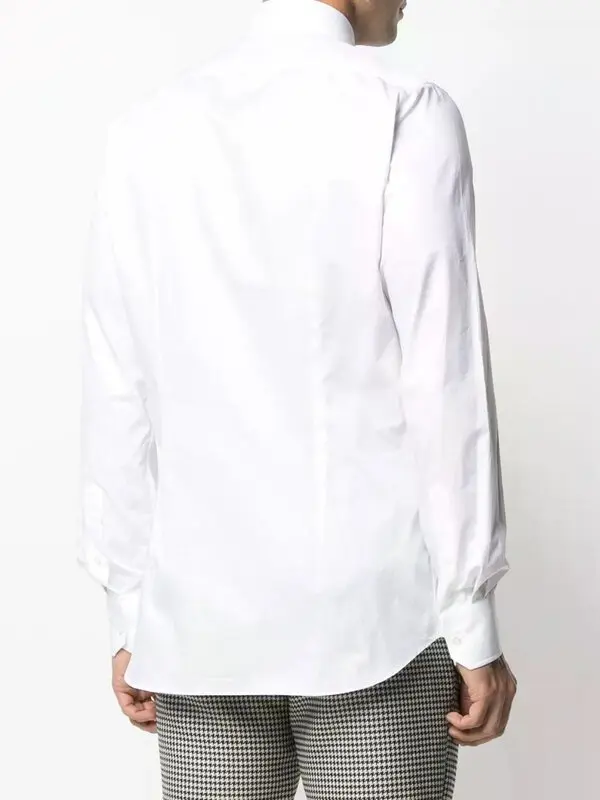 XACUS Spread-collar Cotton Shirt