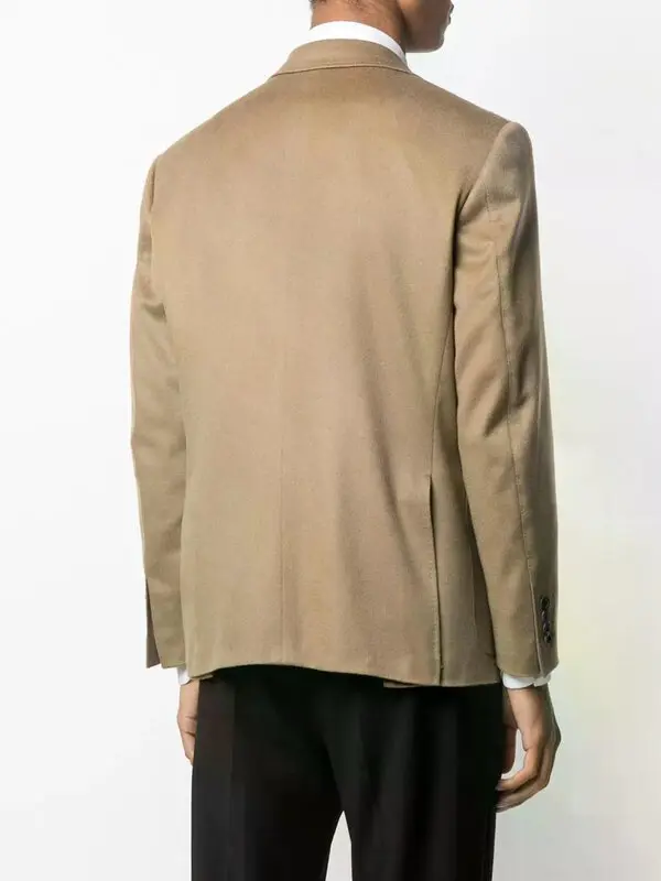 Canali Single-breasted Blazer - Brown