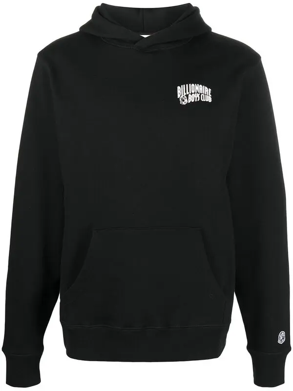 BILLIONAIRE BOYS CLUB Small Arch Logo Pullover Hoodie - Black