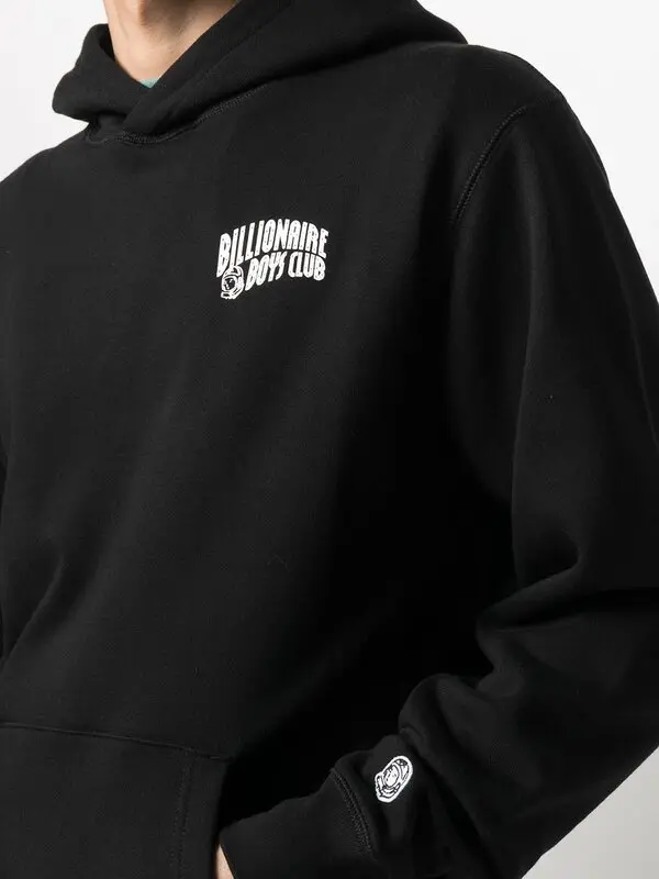 BILLIONAIRE BOYS CLUB Small Arch Logo Pullover Hoodie - Black