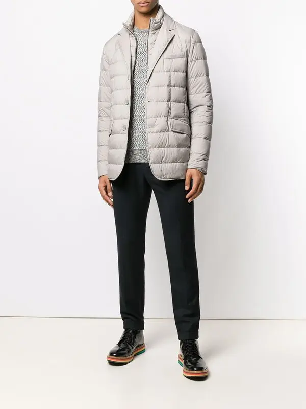 Herno Single-breasted Padded Jacket