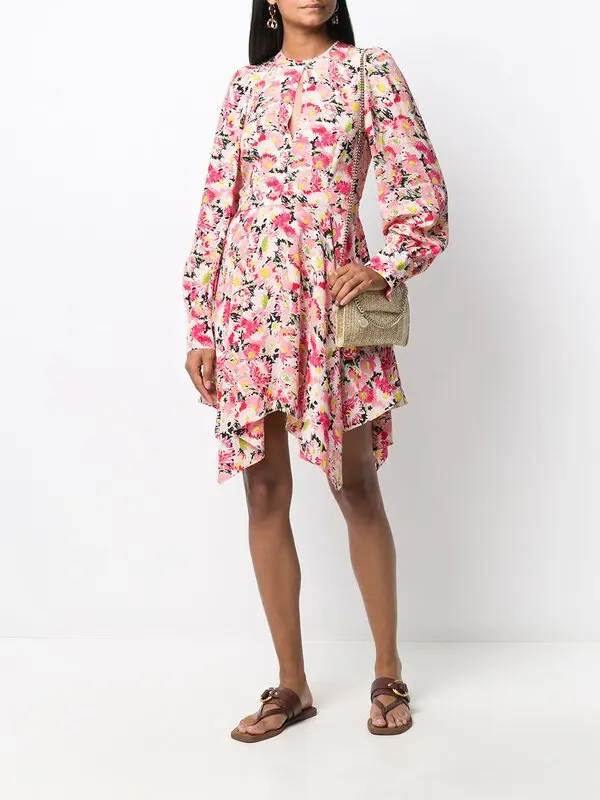 Stella McCartney Floral-print Asymmetric Dress