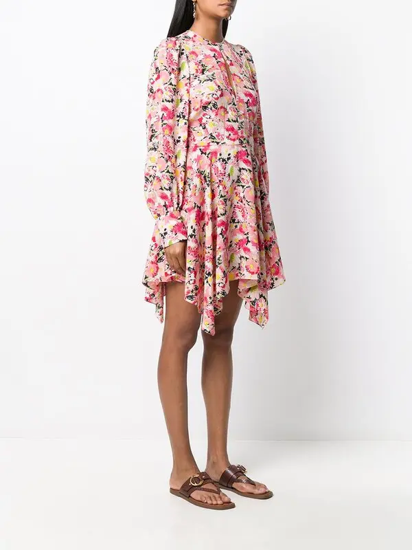 Stella McCartney Floral-print Asymmetric Dress