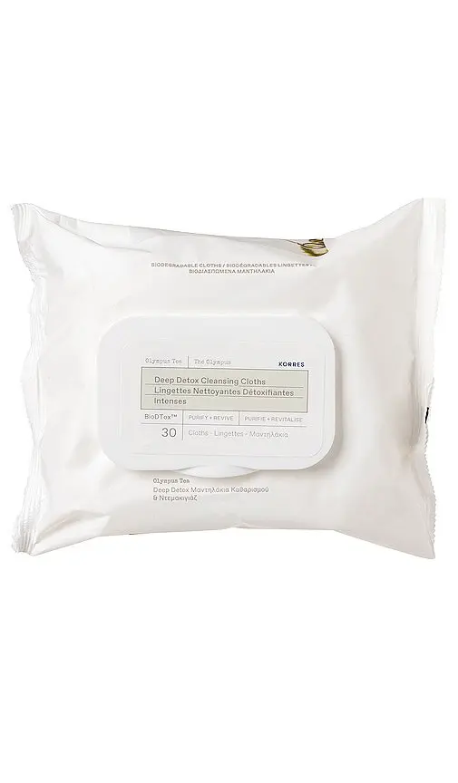 KORRES Olympus Tea Deep Detox Cleansing Cloths - N,a