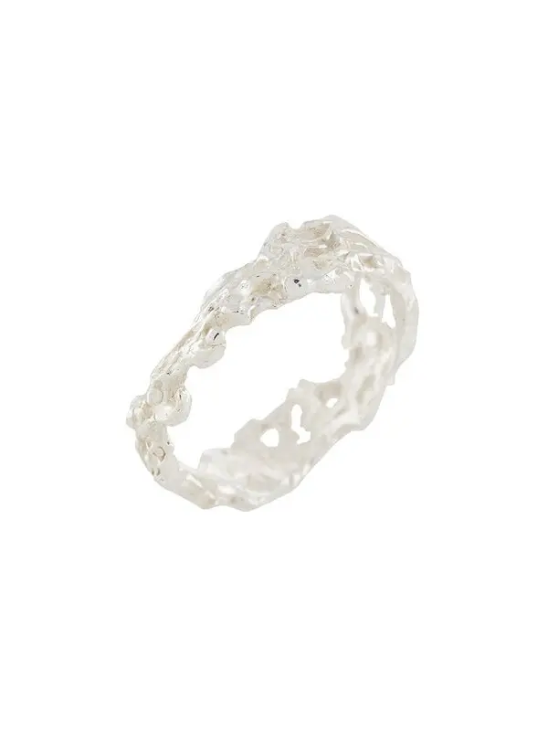 LOVENESS LEE Cylindro Textured Ring - Silver