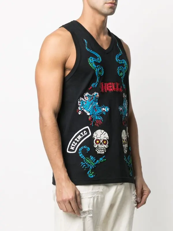 KTZ Patches Vest Top