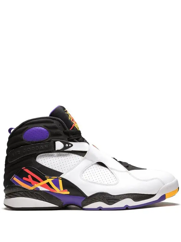 JORDAN Air Retro 'three-peat' Sneakers - White