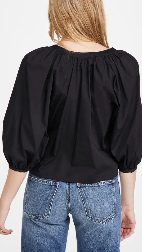 Staud Button-down Top - Black