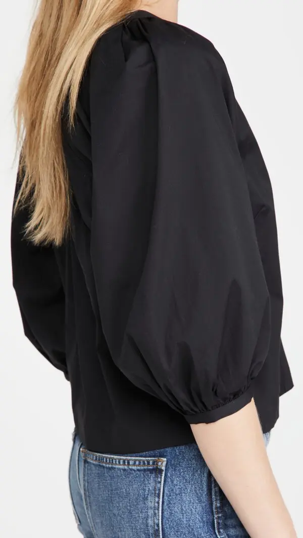 Staud Button-down Top - Black