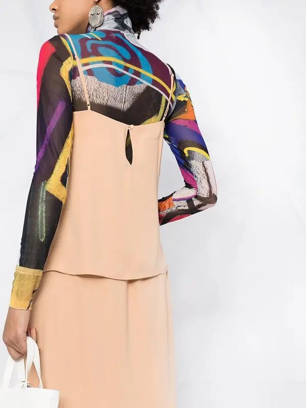 MAISON MARGIELA V-neck Sleeveless Dress