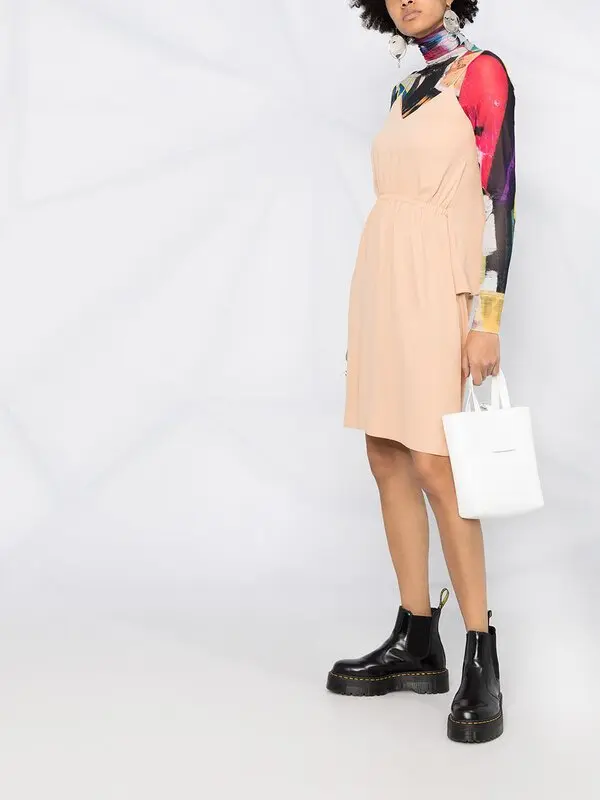 MAISON MARGIELA V-neck Sleeveless Dress
