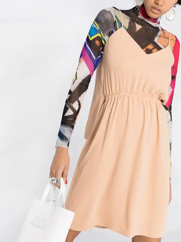 MAISON MARGIELA V-neck Sleeveless Dress