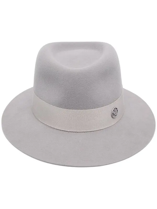 MAISON MICHEL Andre Fedora Hat - Grey