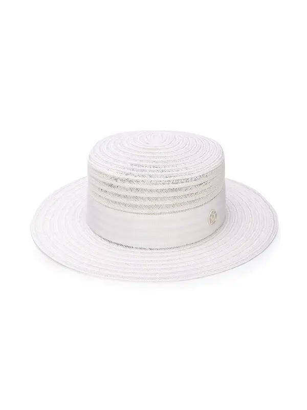 MAISON MICHEL Kiki Hat - White