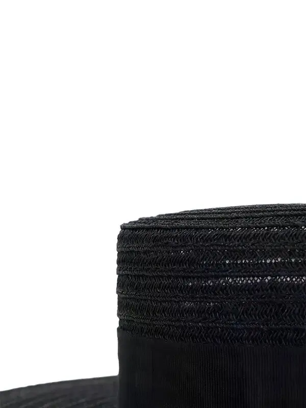 MAISON MICHEL Kiki Straw Hat - Black