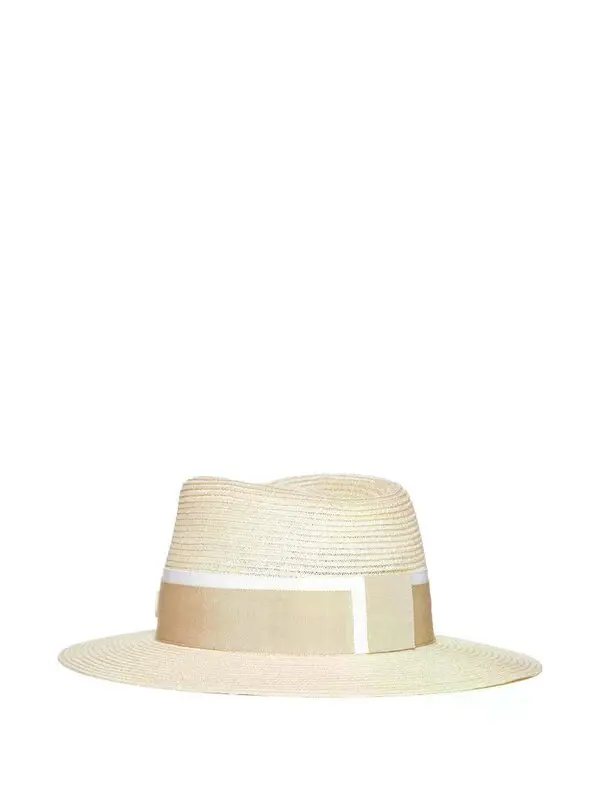 MAISON MICHEL André Straw Fedora Hat