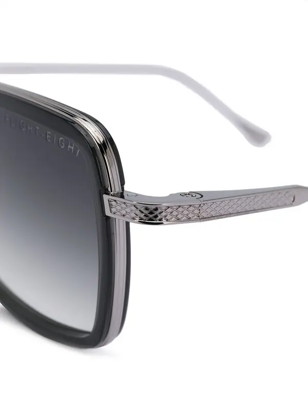 Dita Square Frame Sunglasses - Grey
