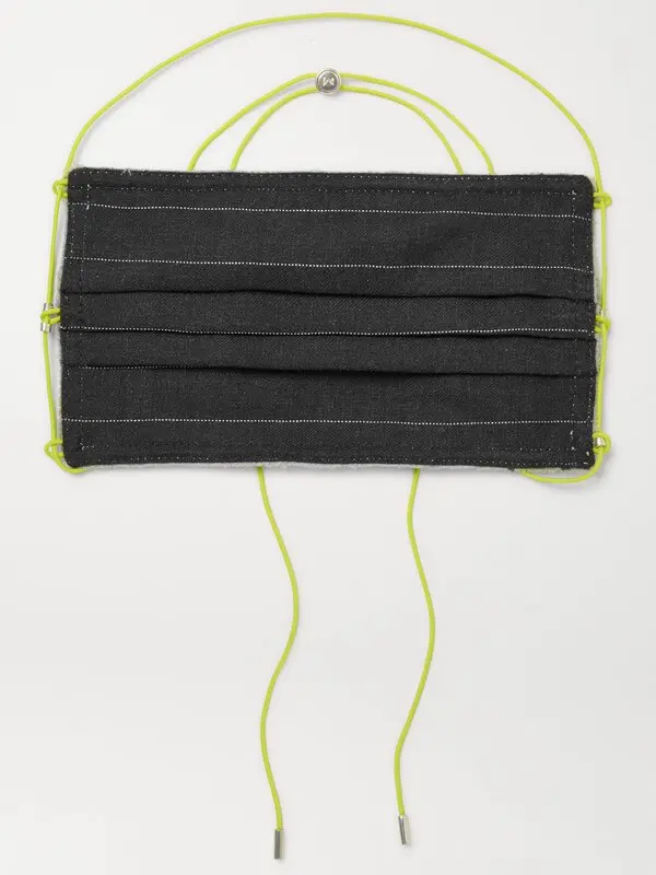 M. Cohen Reversible Cotton Face Mask - Black