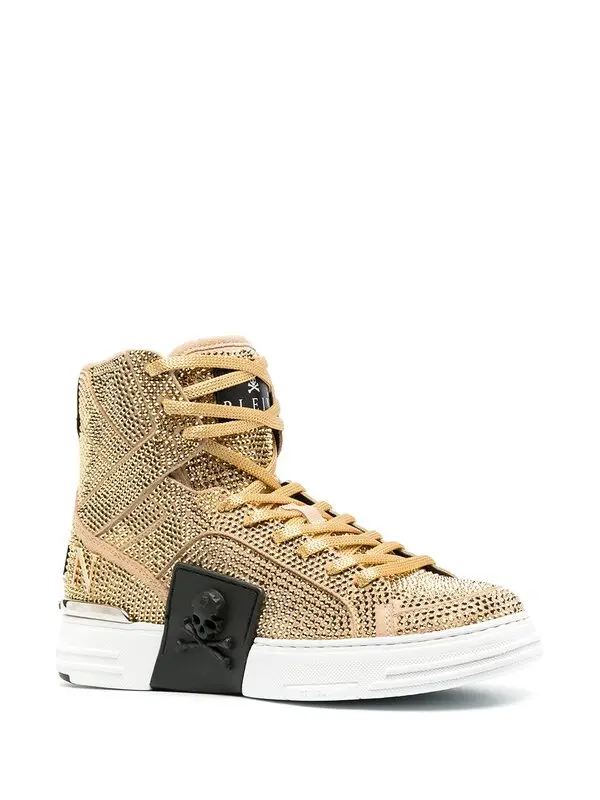 Philipp Plein Studded High-top Sneakers
