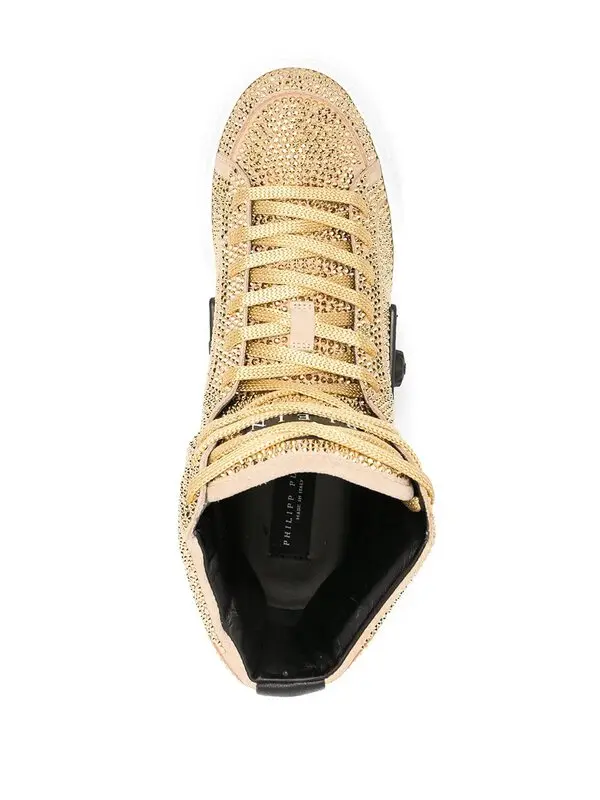 Philipp Plein Studded High-top Sneakers