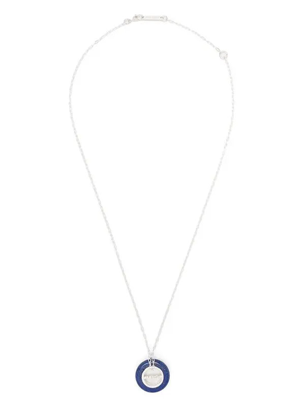 AMBUSH Logo Pendant Necklace - Silver