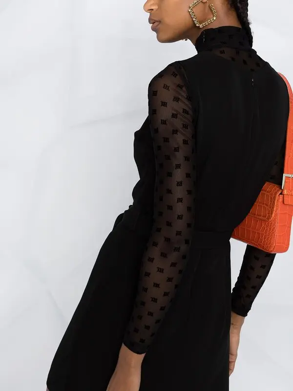Dsquared2 Belted Silk-crepe Dress