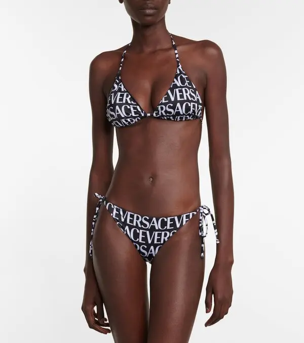 Versace Logo Bikini Bottom