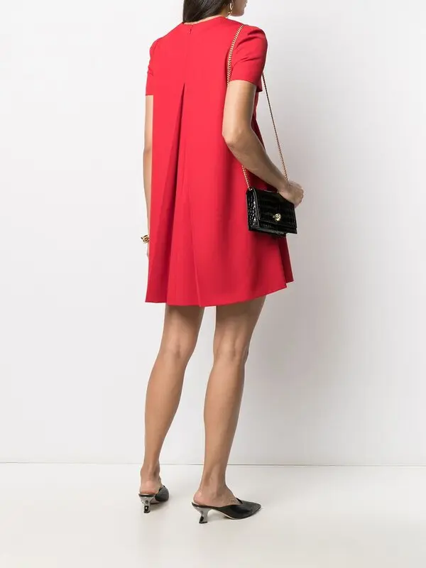 Alexander McQueen Round Neck Short Sleeve Dress