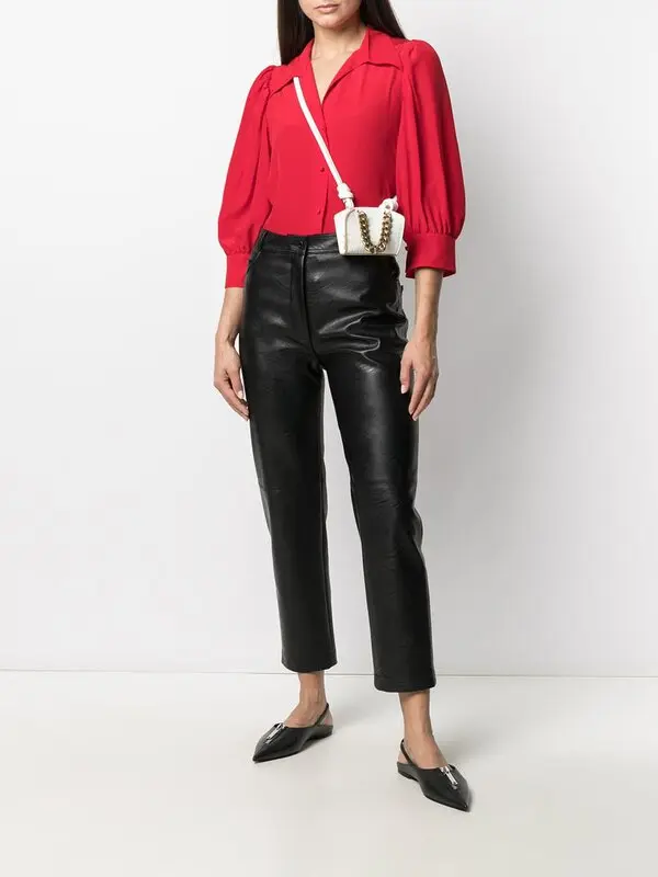 Stella McCartney Pointed Collar Buttoned Blouse