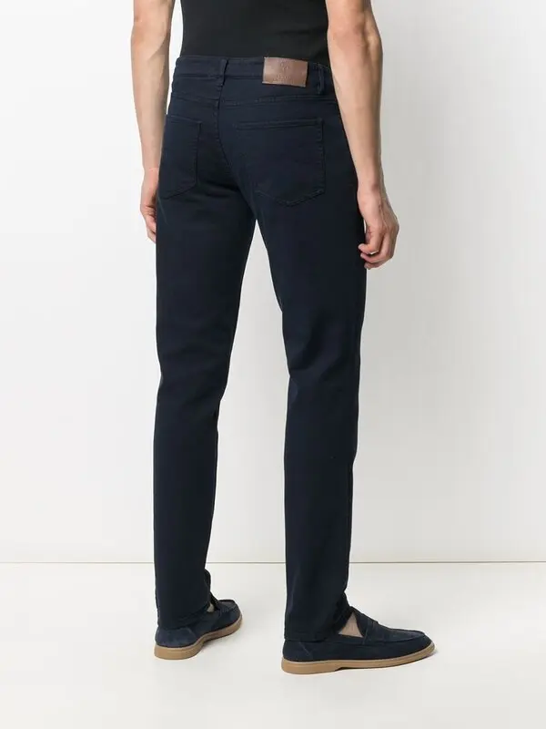 Brunello Cucinelli Mid-rise Straight-leg Jeans - Blue