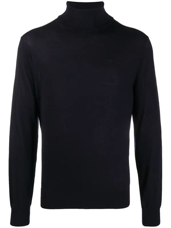 Armani Exchange Turtleneck Wool Jumper