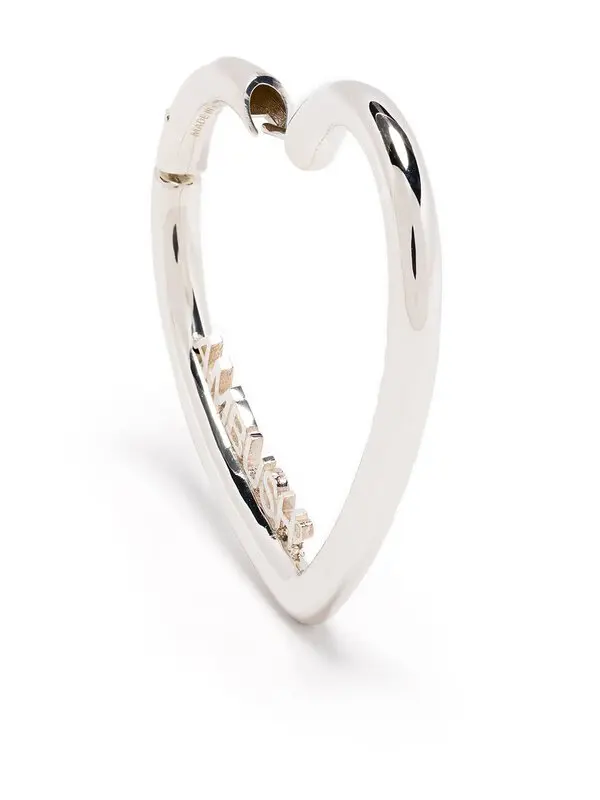 AMBUSH Small Heart Hoop Earrings