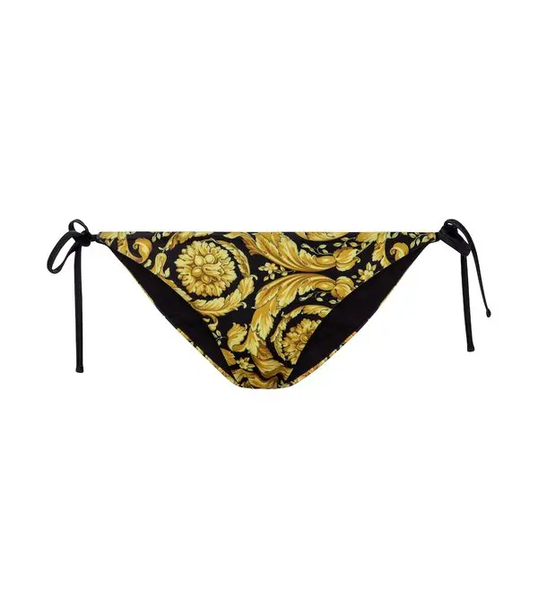 Versace Barocco Bikini Bottoms - Gold