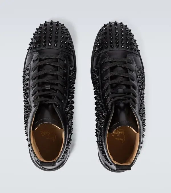 CHRISTIAN LOUBOUTIN Louis Spikes High-top Sneakers