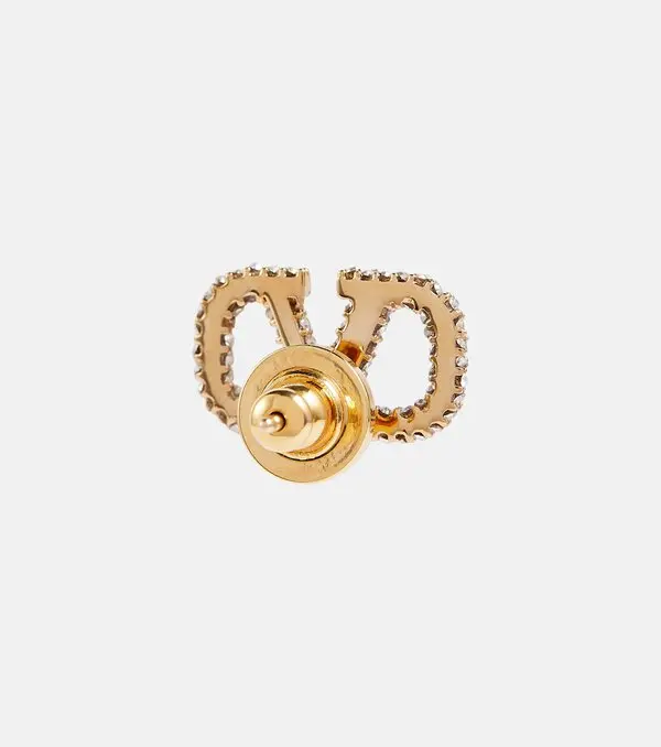 Valentino Garavani Vlogo Embellished Earrings