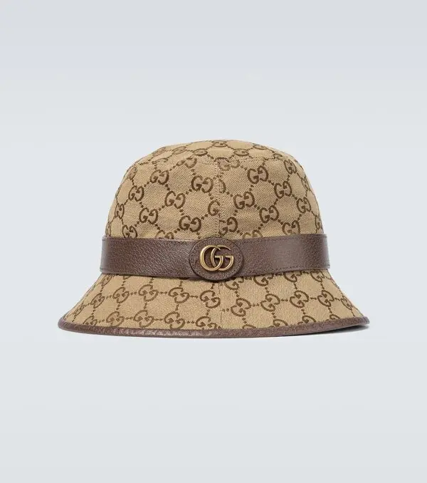 Gucci Gg Canvas Bucket Hat - Beige