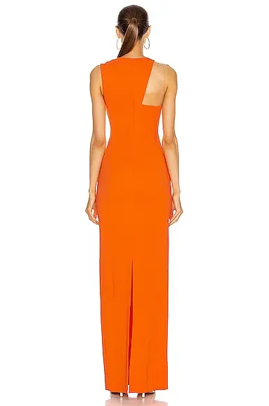 Stella McCartney Evelyn Dress In Orange