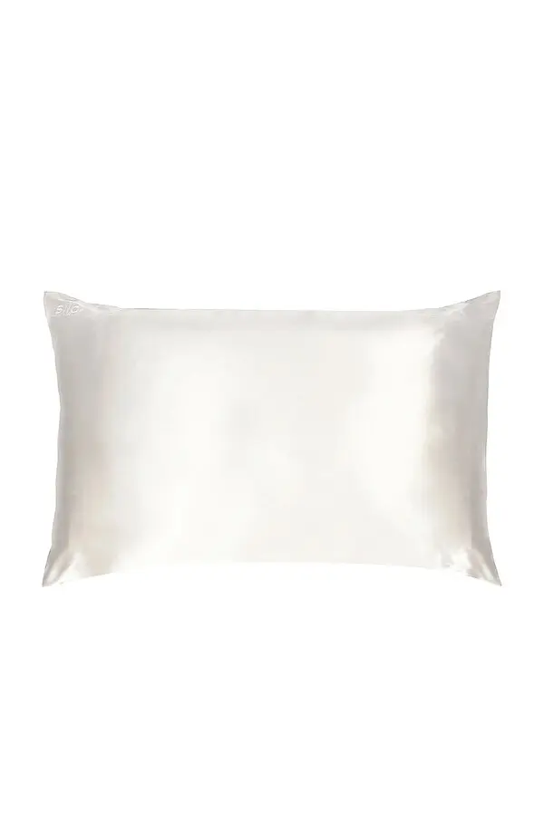 Slip King Pure Silk Pillowcase - White