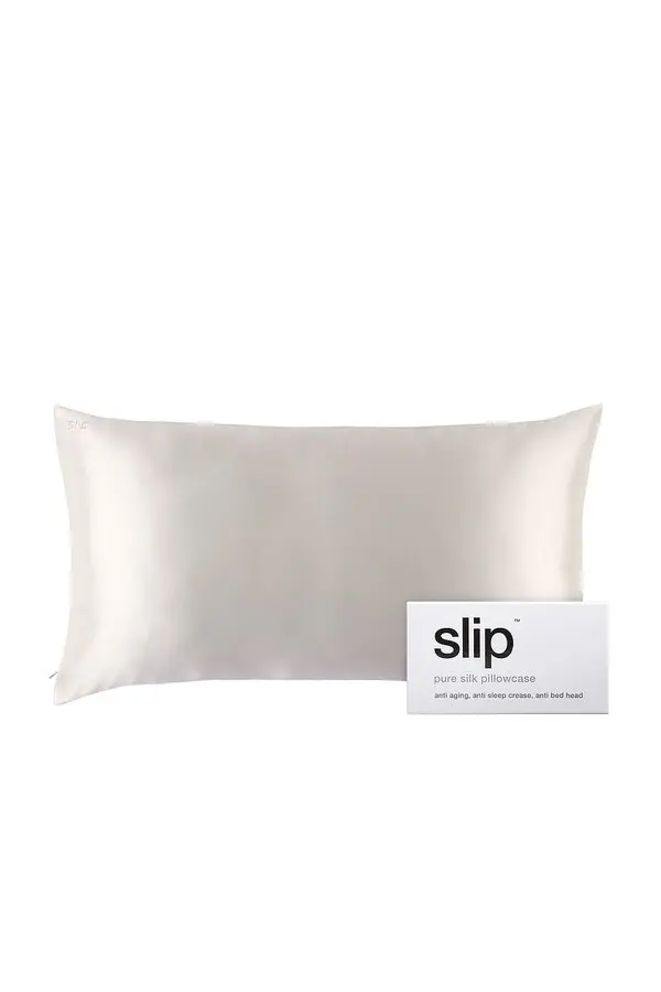 Slip King Pure Silk Pillowcase - White