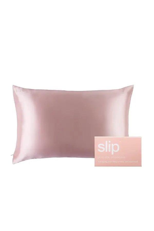 Slip Queen/standard Pure Silk Pillowcase - Pink