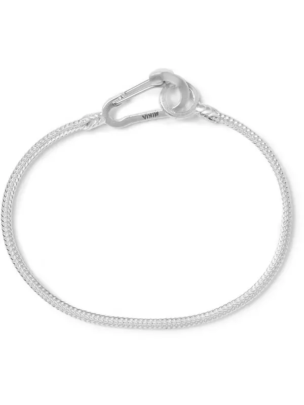 MIKIA Snake Chain Sterling Bracelet - Silver