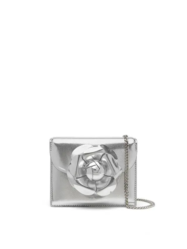 Oscar De La Renta Leather Mini Tro Bag