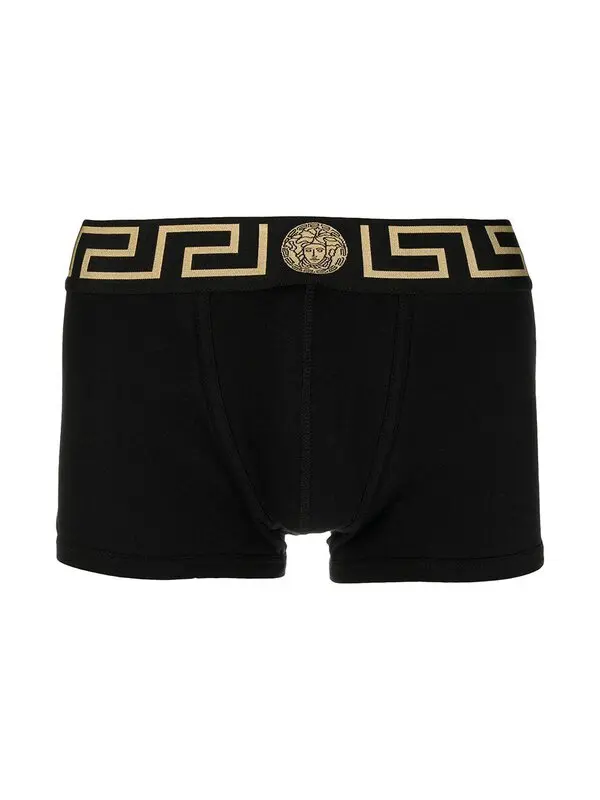 Versace Greca-border Boxer Tri-pack - Black