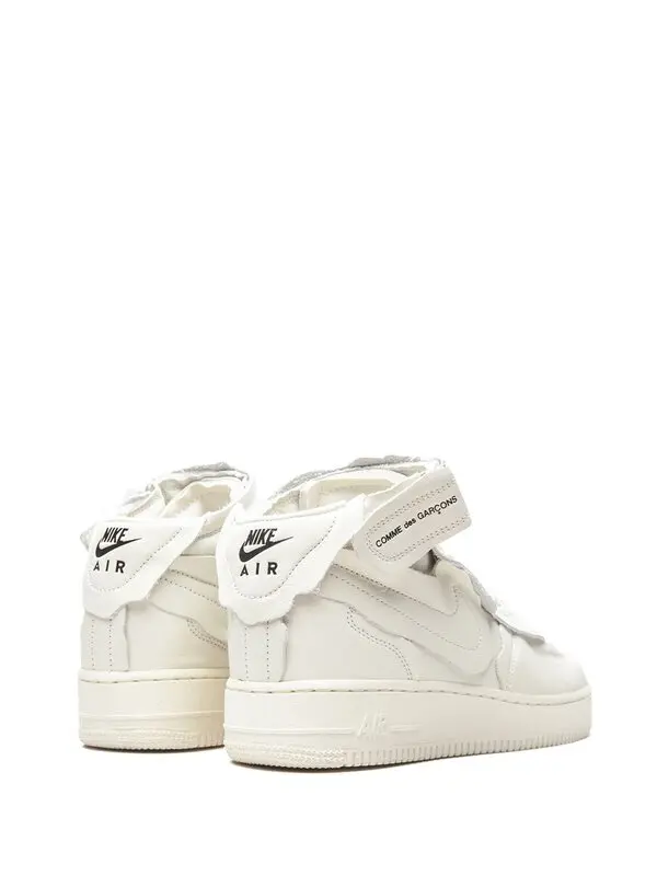 Nike X Comme Des Garçons Air Force 1 Mid Sneakers