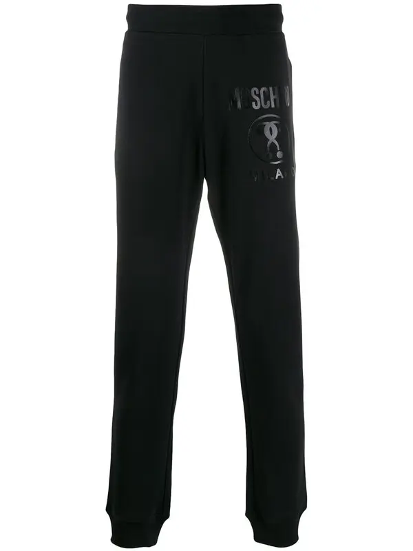 Moschino Double Question Mark Print Track Pants