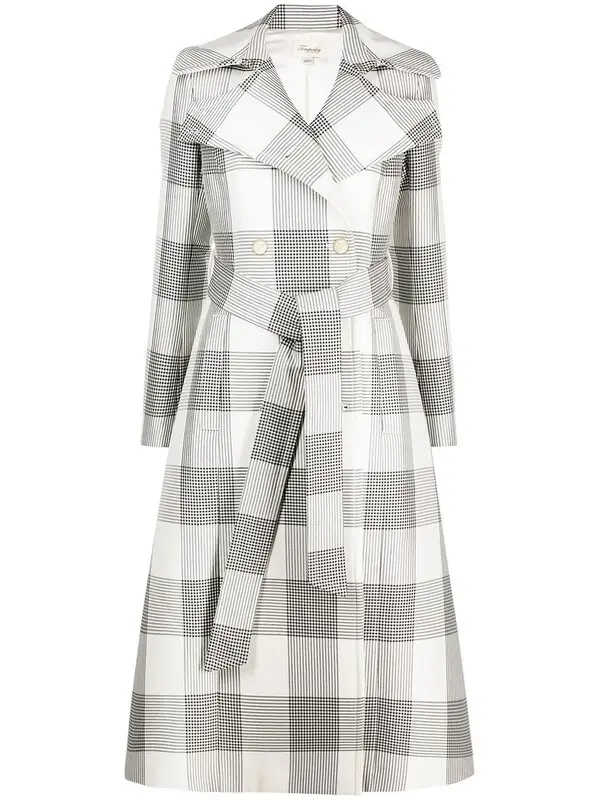 TEMPERLEY LONDON Halcyon Checked Wool-blend Coat