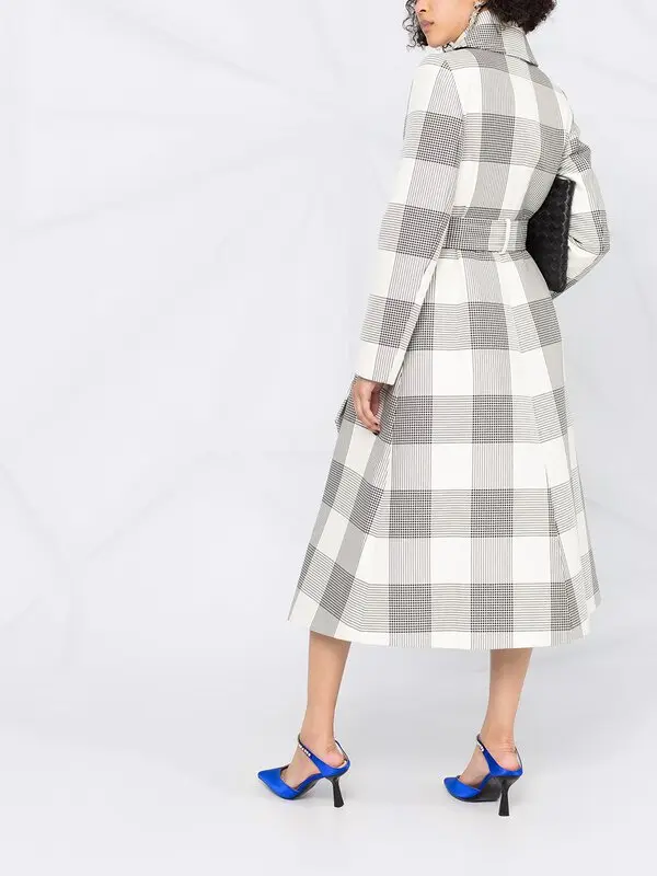 TEMPERLEY LONDON Halcyon Checked Wool-blend Coat