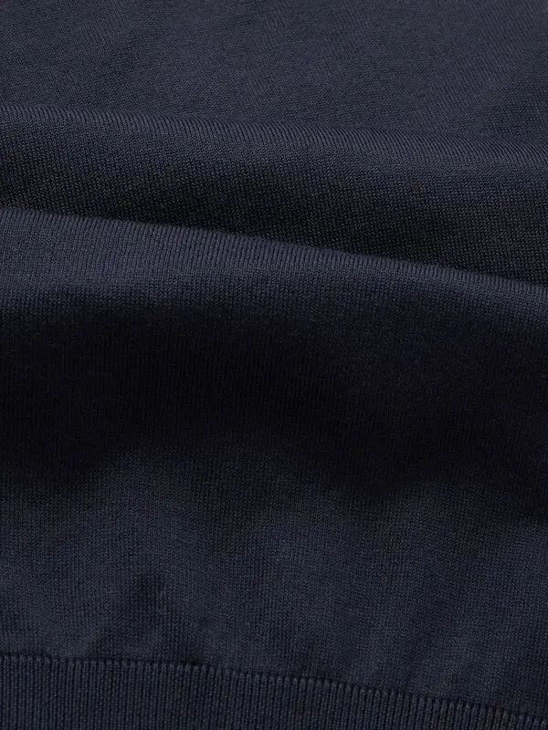 John Smedley Hatfield Slim-fit Sea Island Cotton Sweater - Blue
