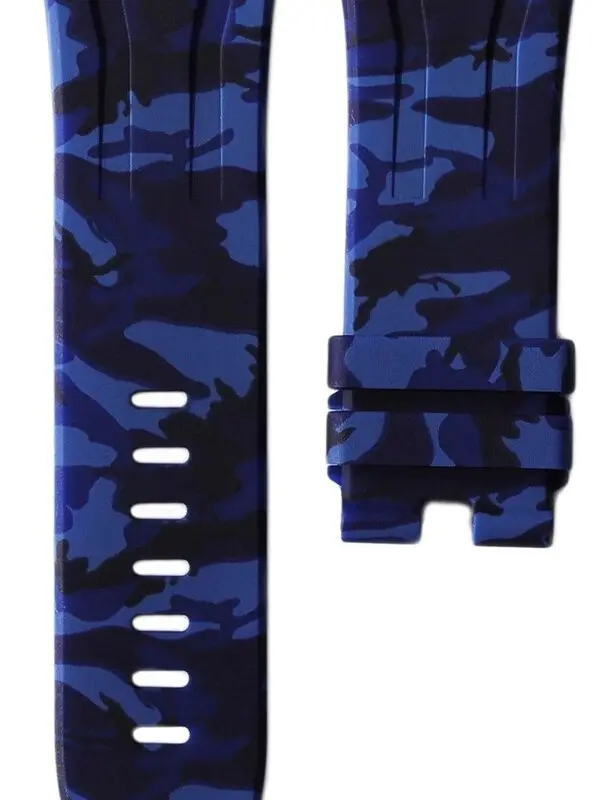 HORUS WATCH STRAPS 44mm Audemars Piguet Royal Oak Offshore Watch Strap - Blue