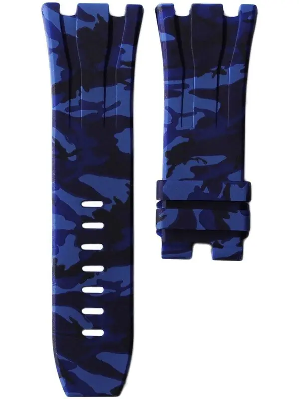 HORUS WATCH STRAPS 44mm Audemars Piguet Royal Oak Offshore Watch Strap - Blue